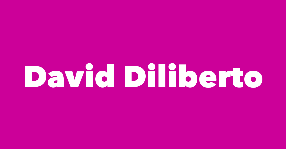 David Diliberto - Spouse, Children, Birthday & More