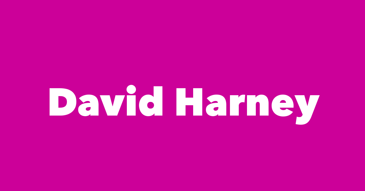 David Harney - Spouse, Children, Birthday & More