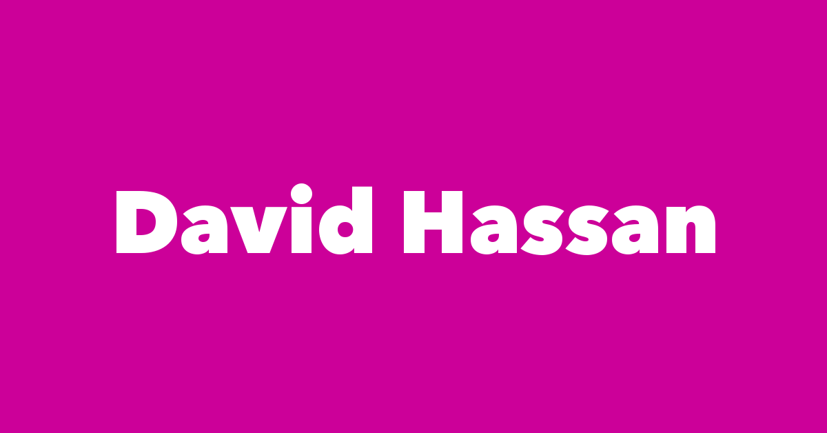 David Hassan - Spouse, Children, Birthday & More