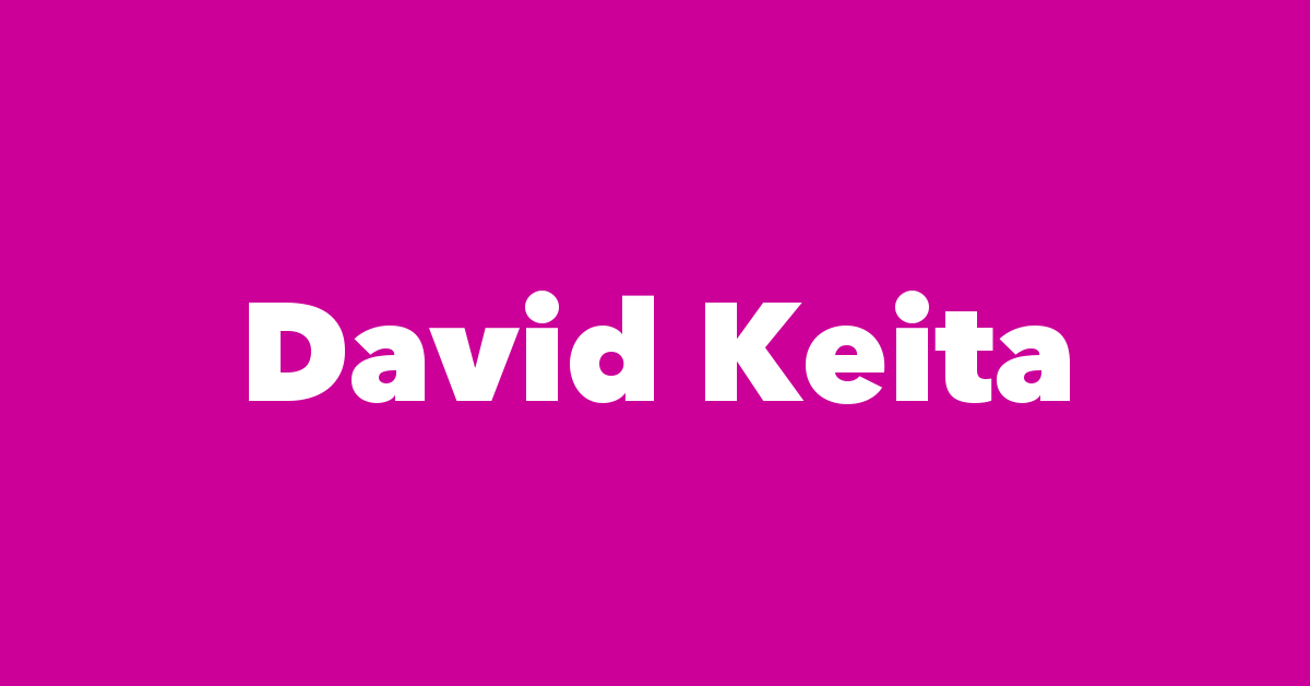 David Keita - Spouse, Children, Birthday & More