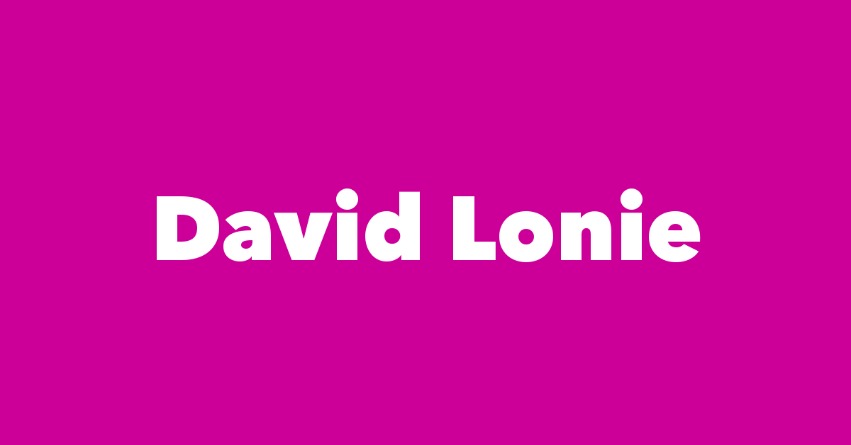 David Lonie - Spouse, Children, Birthday & More