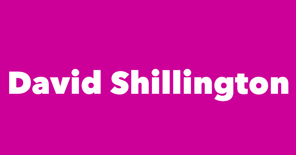 David Shillington - Spouse, Children, Birthday & More