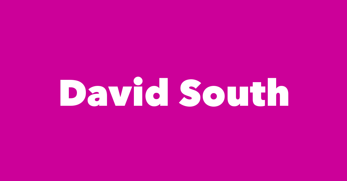 David South - Spouse, Children, Birthday & More