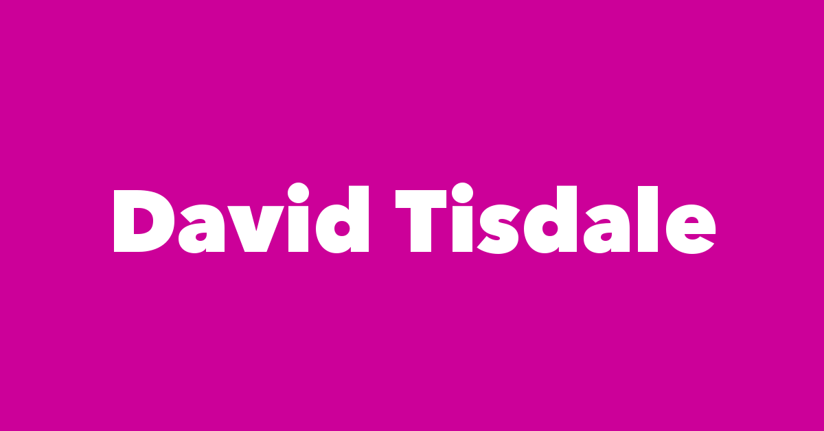 David Tisdale - Spouse, Children, Birthday & More