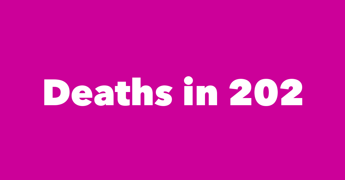 Famous Deaths in 202 - #1 was Yuan Shao