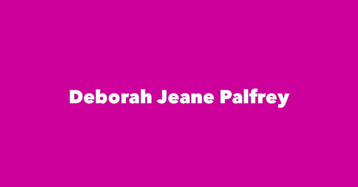 Deborah Jeane Palfrey - Spouse, Children, Birthday & More