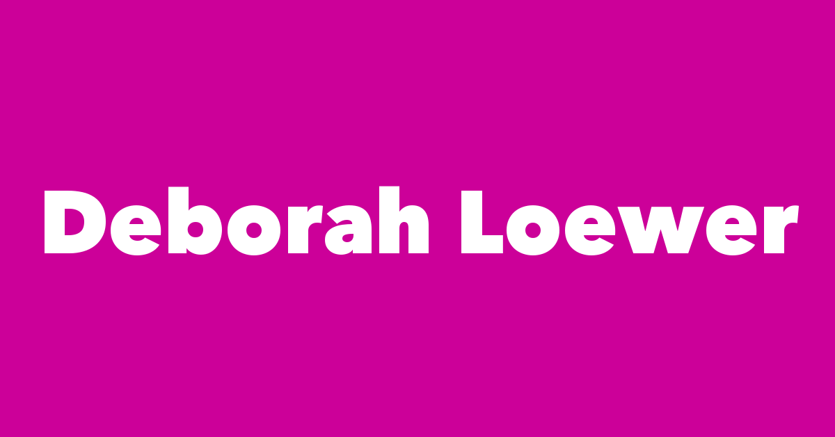 Deborah Loewer - Spouse, Children, Birthday & More