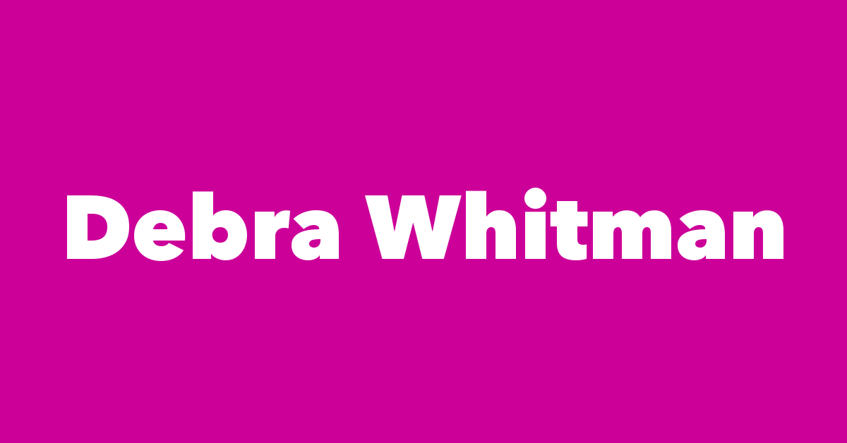 Debra Whitman - Spouse, Children, Birthday & More