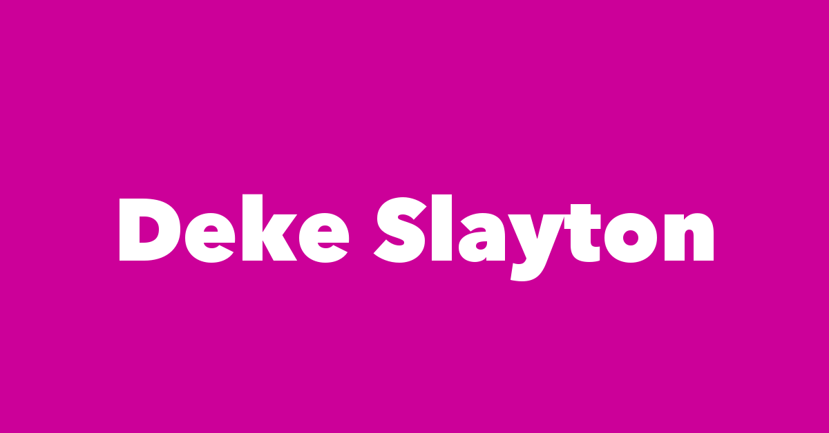 Deke Slayton - Spouse, Children, Birthday & More
