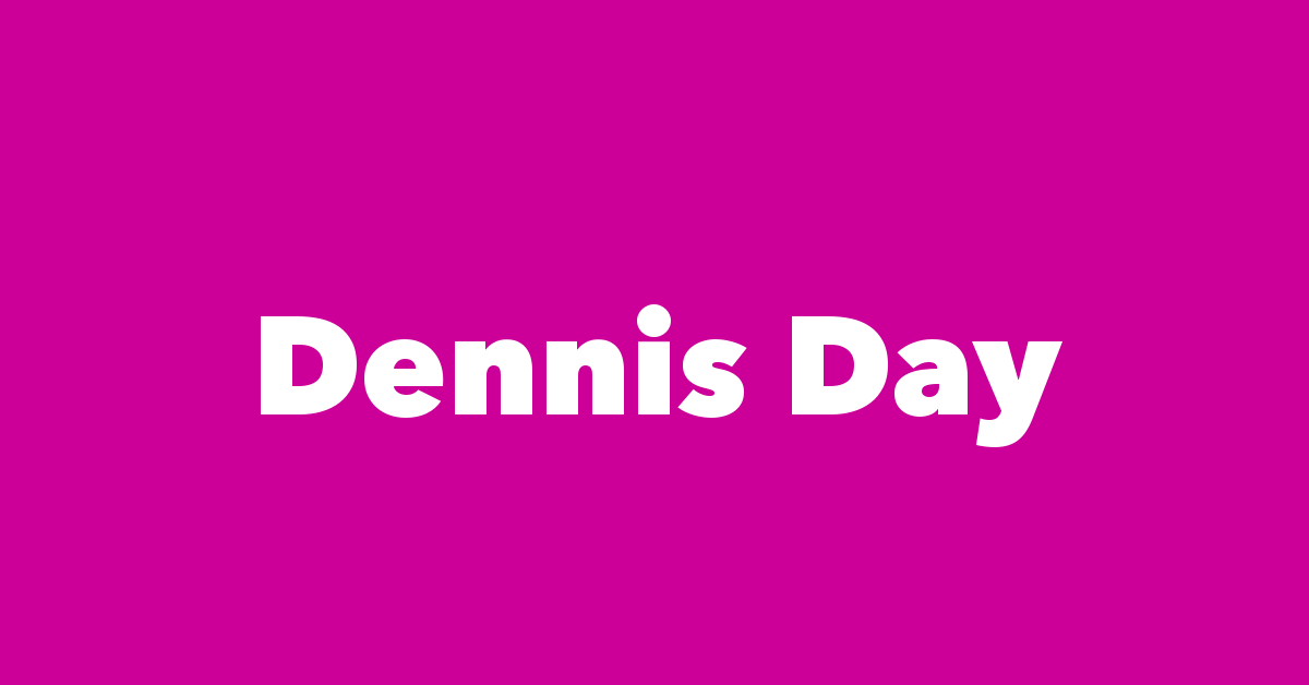 Dennis Day - Spouse, Children, Birthday & More