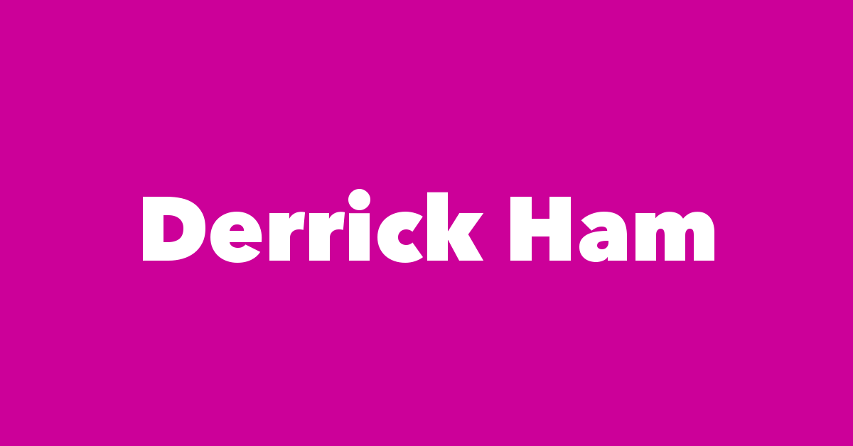 Derrick Ham - Spouse, Children, Birthday & More
