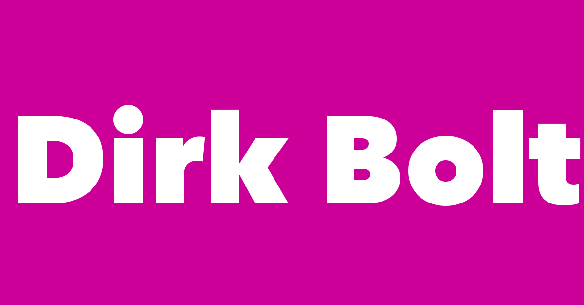 Dirk Bolt - Spouse, Children, Birthday & More