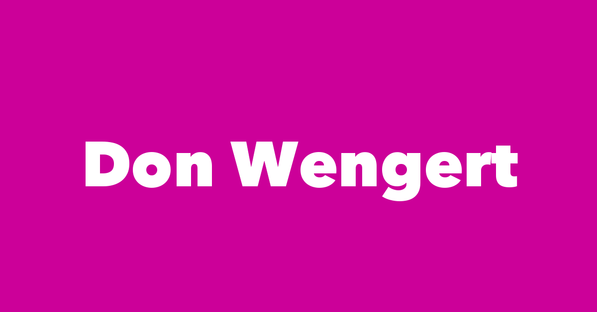 Don Wengert - Spouse, Children, Birthday & More