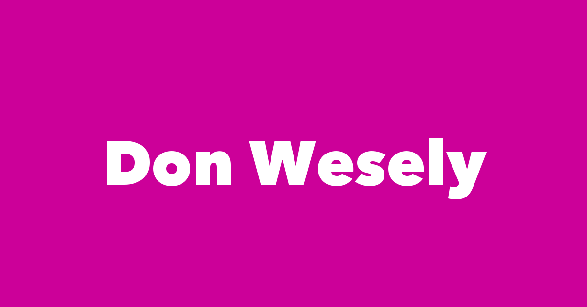 Don Wesely - Spouse, Children, Birthday & More