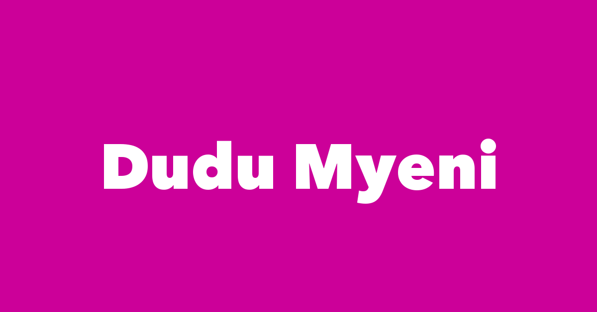 Dudu Myeni - Spouse, Children, Birthday & More