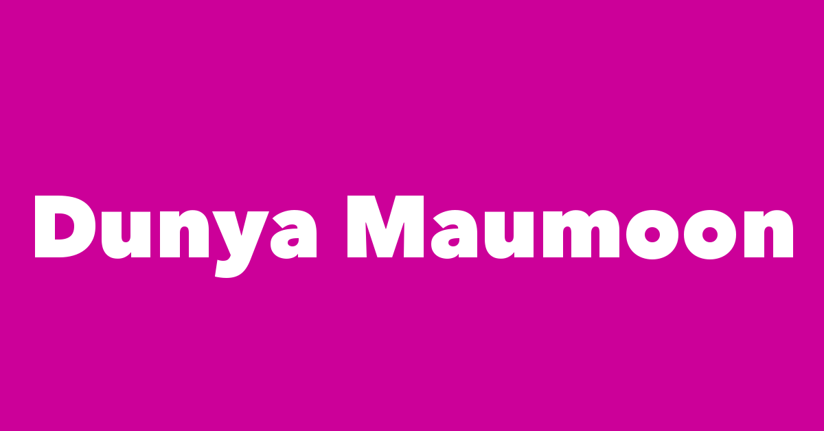 Dunya Maumoon - Spouse, Children, Birthday & More