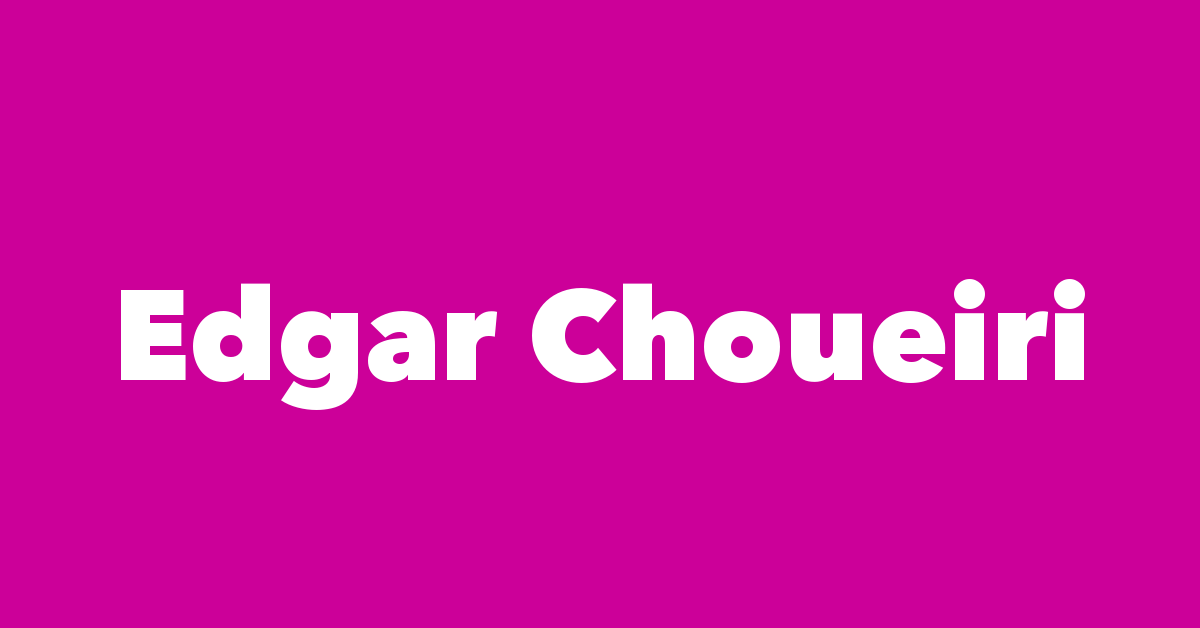 Edgar Choueiri - Spouse, Children, Birthday & More