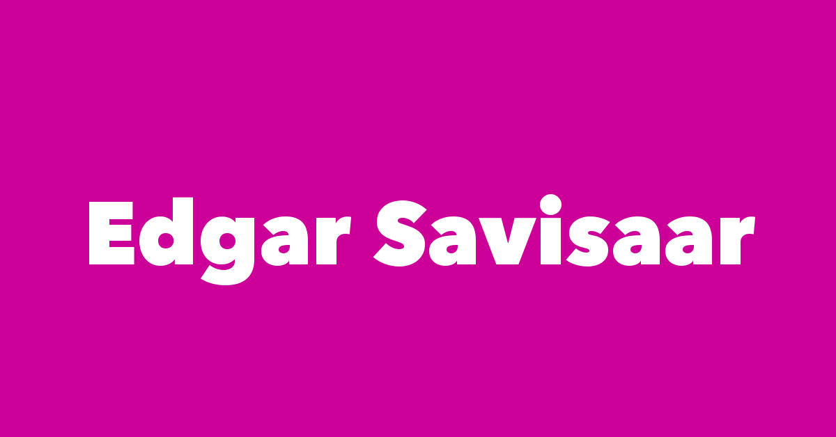 Edgar Savisaar - Spouse, Children, Birthday & More