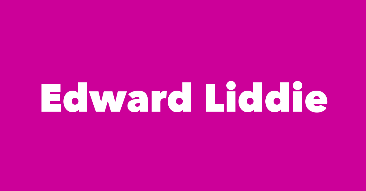 Edward Liddie - Spouse, Children, Birthday & More