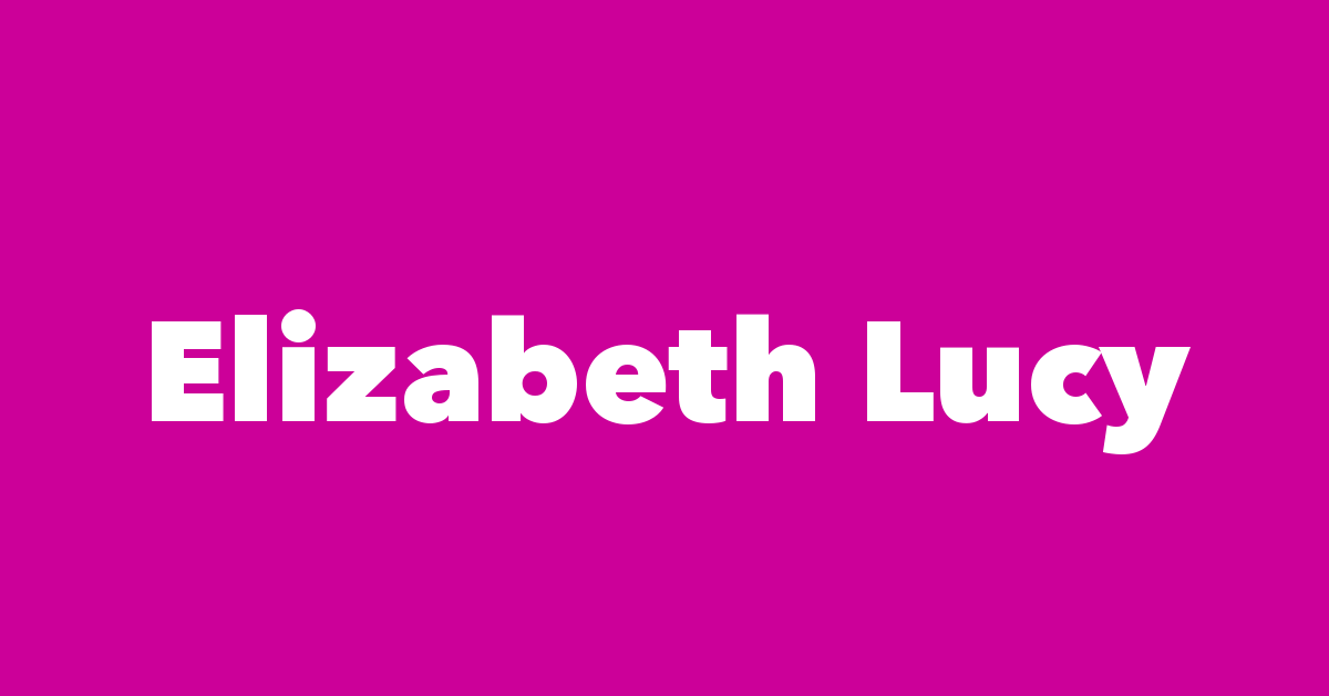 Elizabeth Lucy - Spouse, Children, Birthday & More