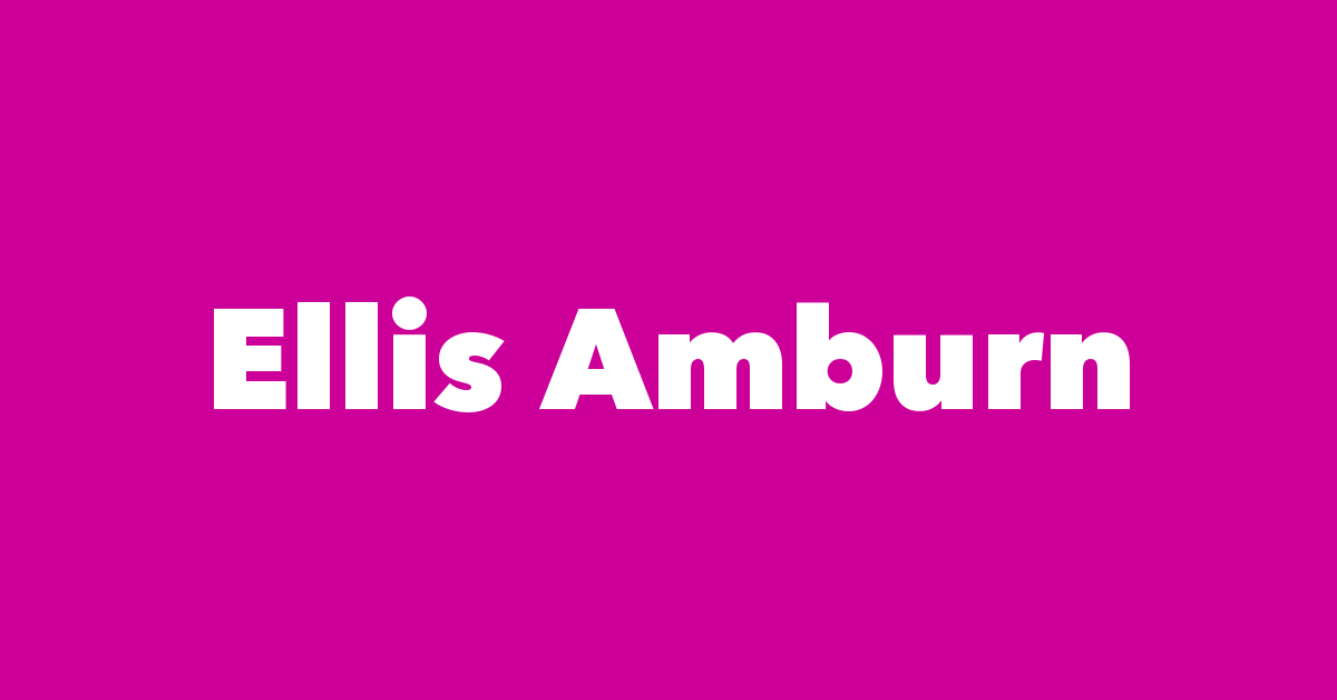 Ellis Amburn - Spouse, Children, Birthday & More