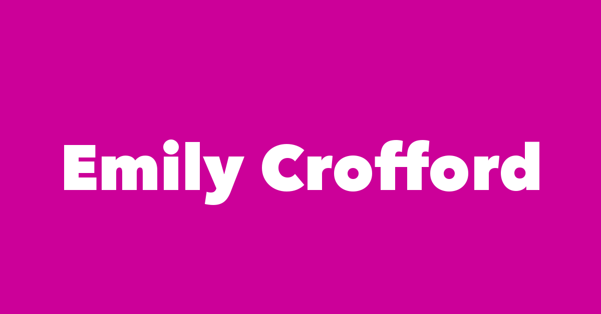 Emily Crofford - Spouse, Children, Birthday & More