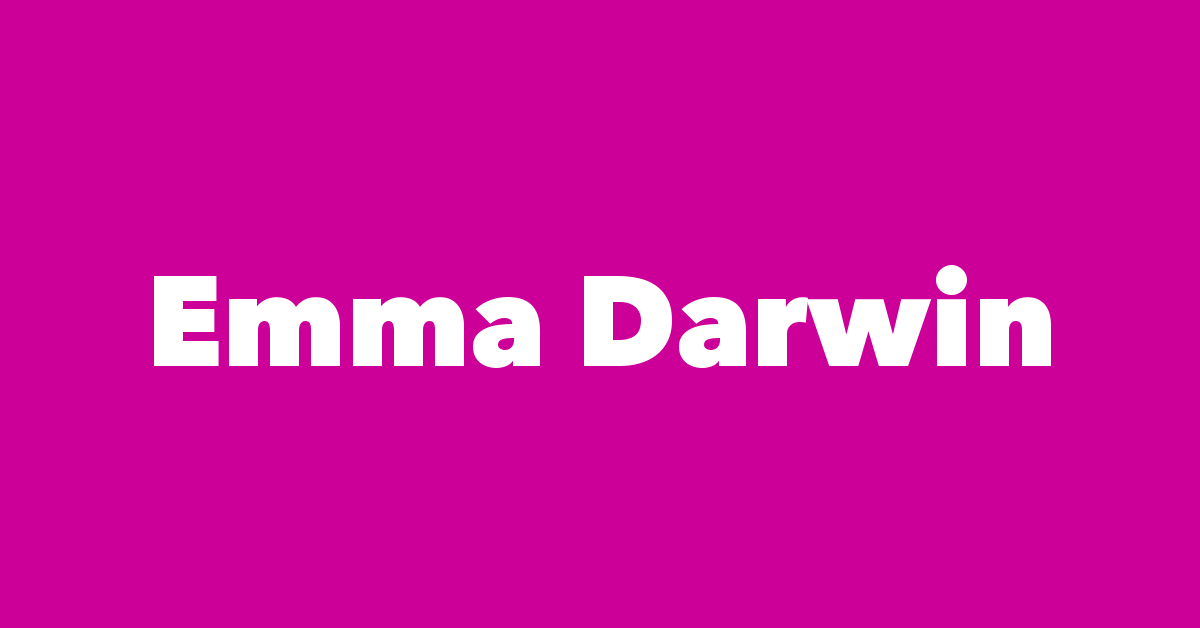 Emma Darwin - Spouse, Children, Birthday & More
