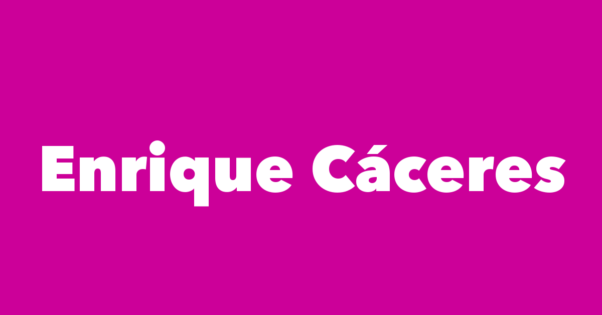 Enrique Cáceres - Spouse, Children, Birthday & More