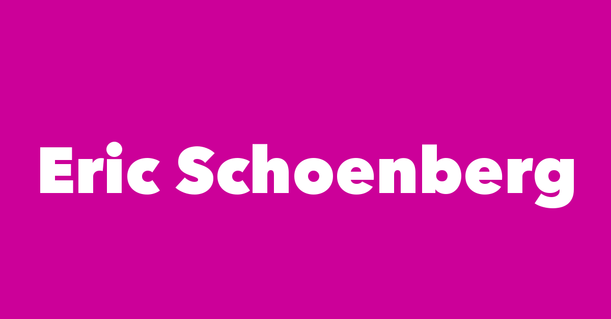 Eric Schoenberg - Spouse, Children, Birthday & More