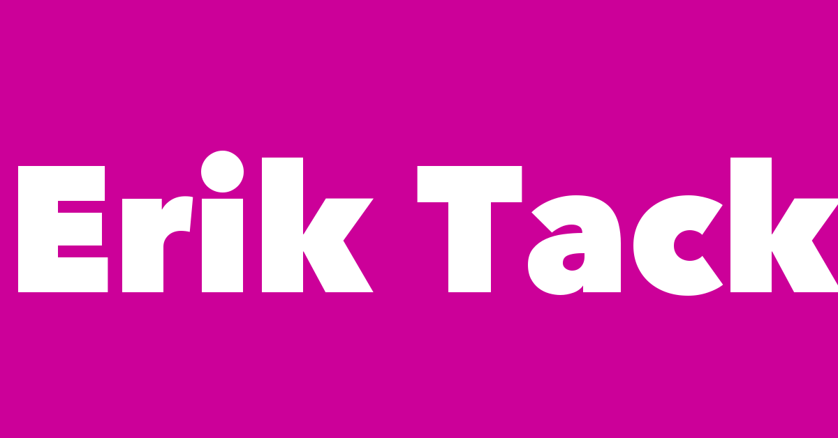Erik Tack - Spouse, Children, Birthday & More