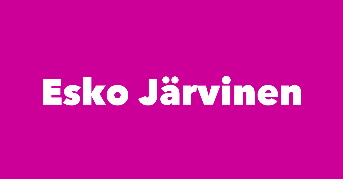 Esko Järvinen - Spouse, Children, Birthday & More