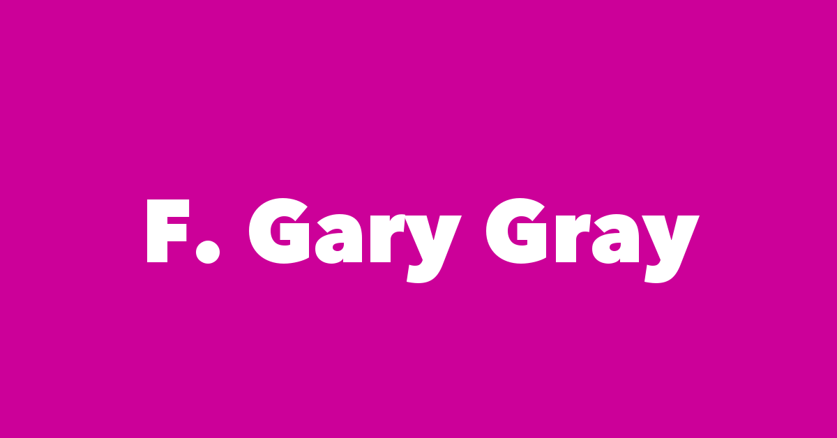 F. Gary Gray - Spouse, Children, Birthday & More