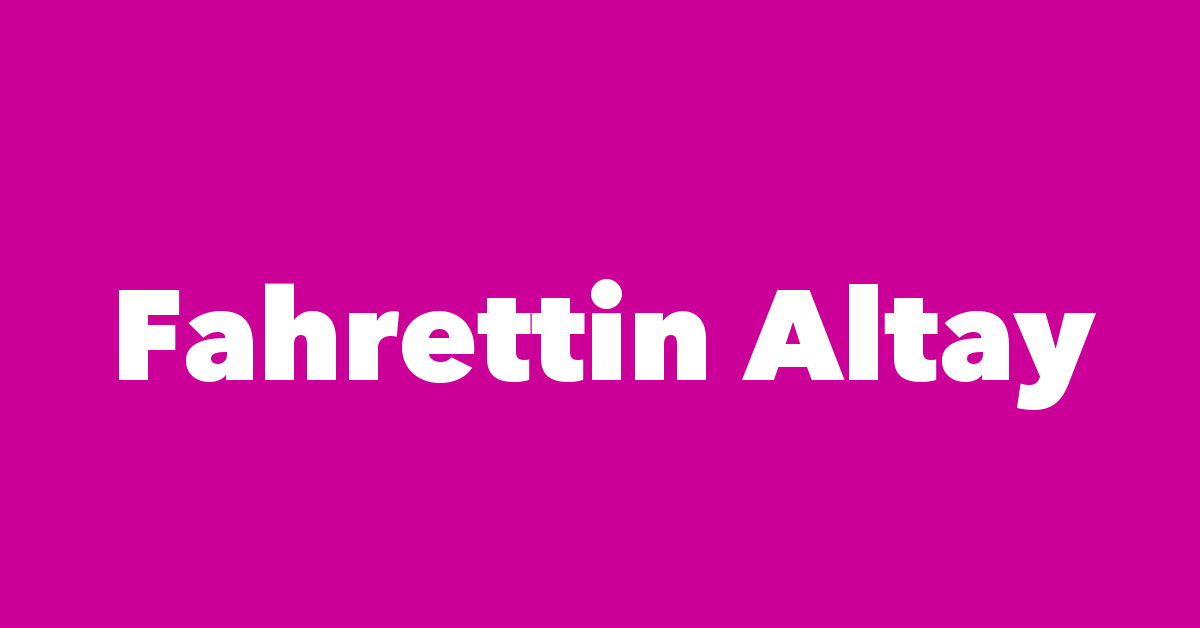 Fahrettin Altay - Spouse, Children, Birthday & More