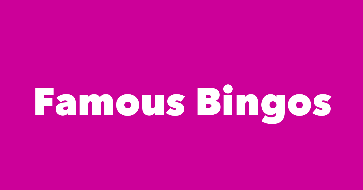 Most Famous People Named Bingo - #1 is Bingo Smith
