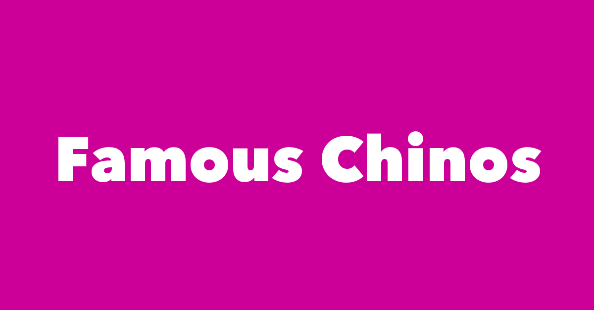 Most Famous People Named Chino - #1 is Chino Moreno
