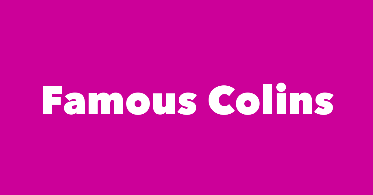 Most Famous People Named Colin - #1 is Colin Powell
