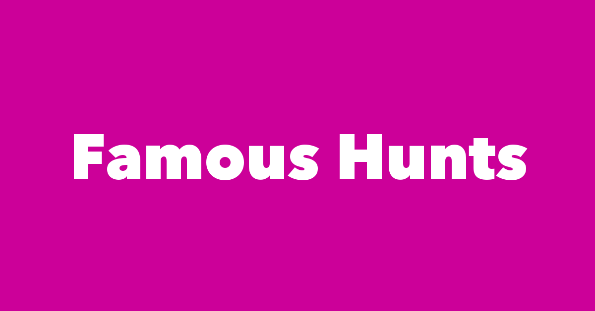 Most Famous People with Last Name Hunt - #1 is William Holman Hunt