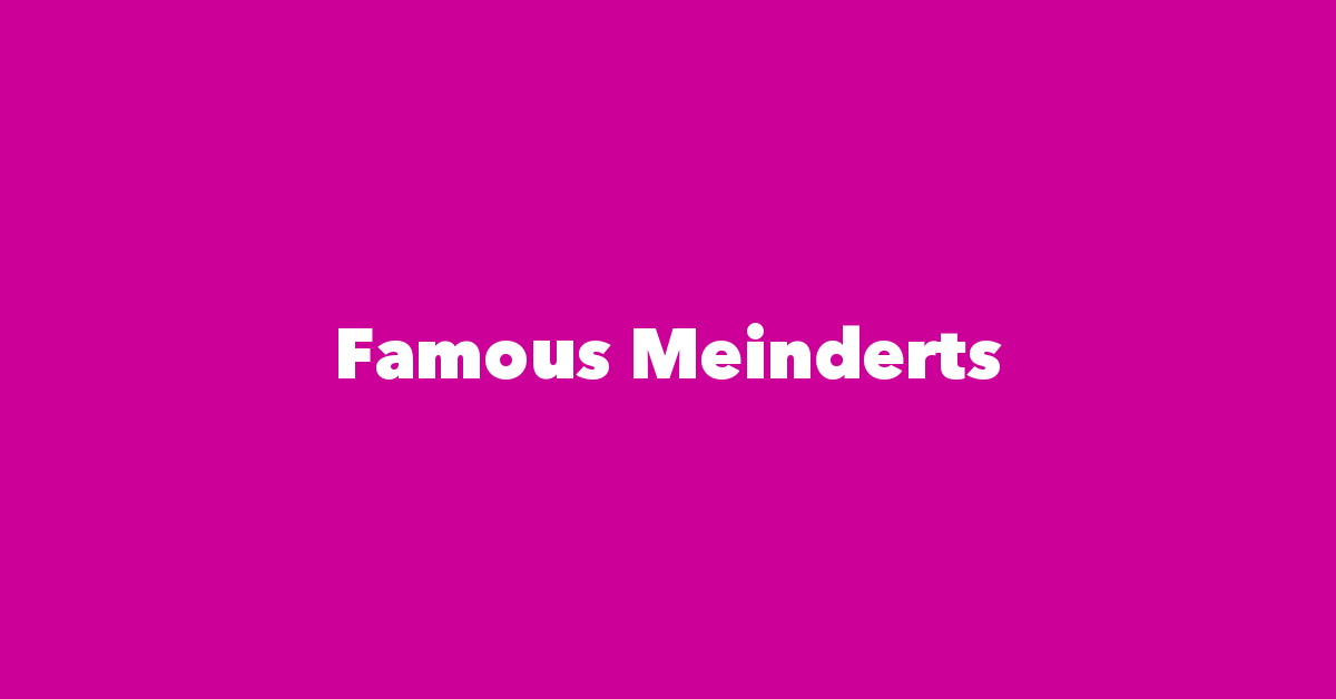 Most Famous People Named Meindert - #1 is Meindert Hobbema