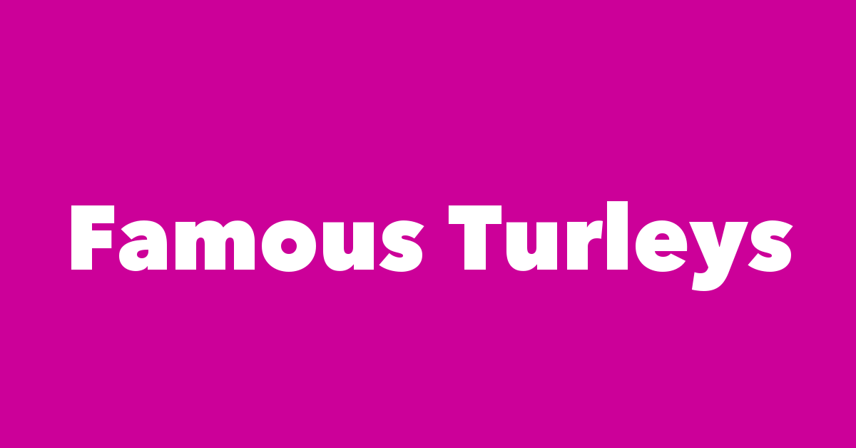 Most Famous People with Last Name Turley - #1 is Jonathan Turley
