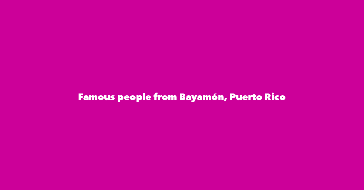 Famous People From Bayamón, Puerto Rico - #1 is Omar Rodríguez-López