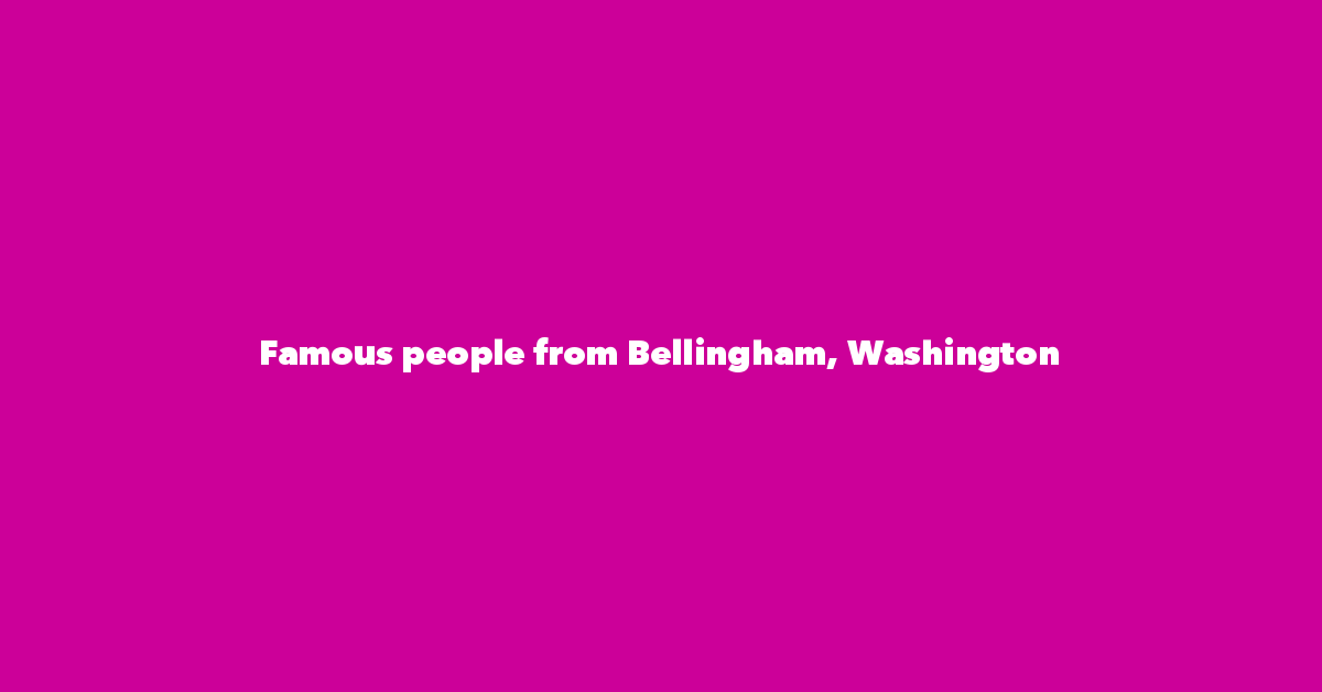 Famous People From Bellingham, Washington - #1 is Ted Lewis (voice actor)
