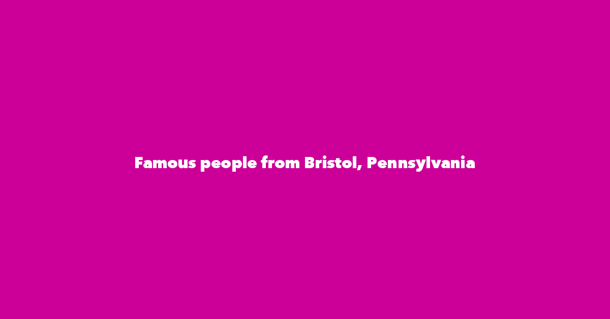 Famous People From Bristol, Pennsylvania - #1 is Poul Anderson