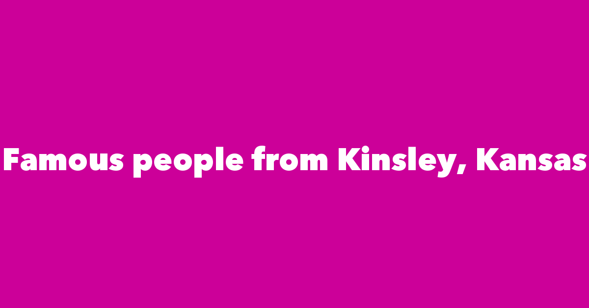 Famous People From Kinsley, Kansas - #1 is Madge Blake