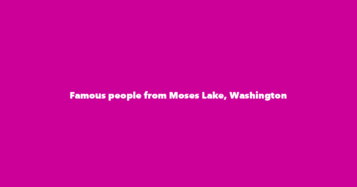 Famous People From Moses Lake, Washington - #1 is Clarence Gilyard