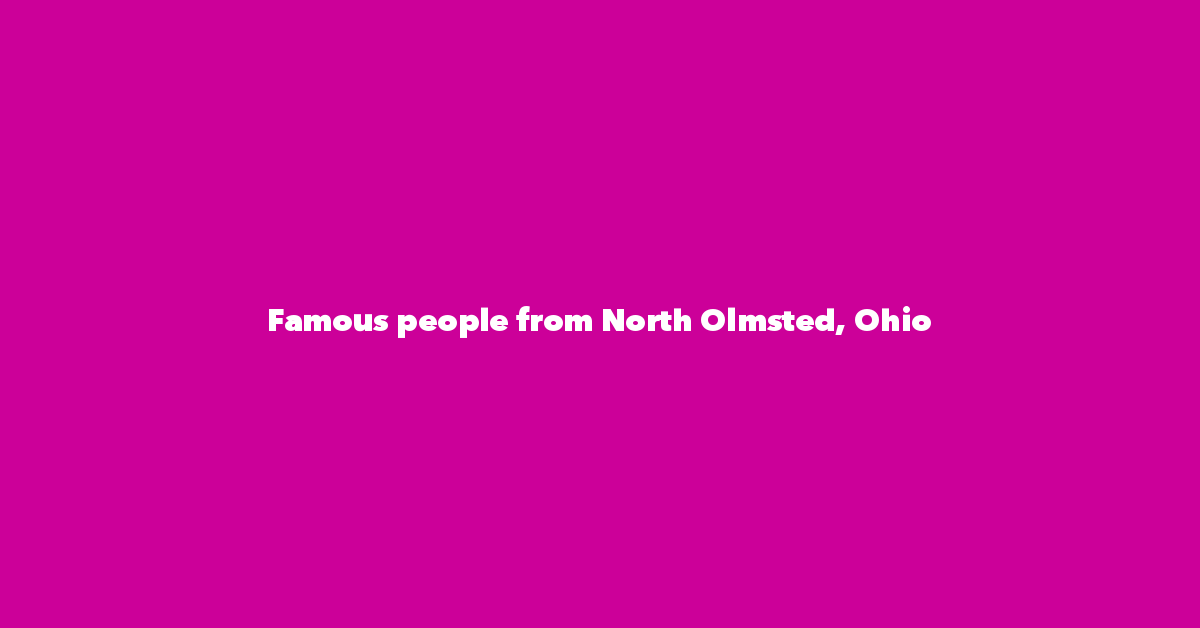 Famous People From North Olmsted, Ohio - #1 is Anthony Kelly (lacrosse)