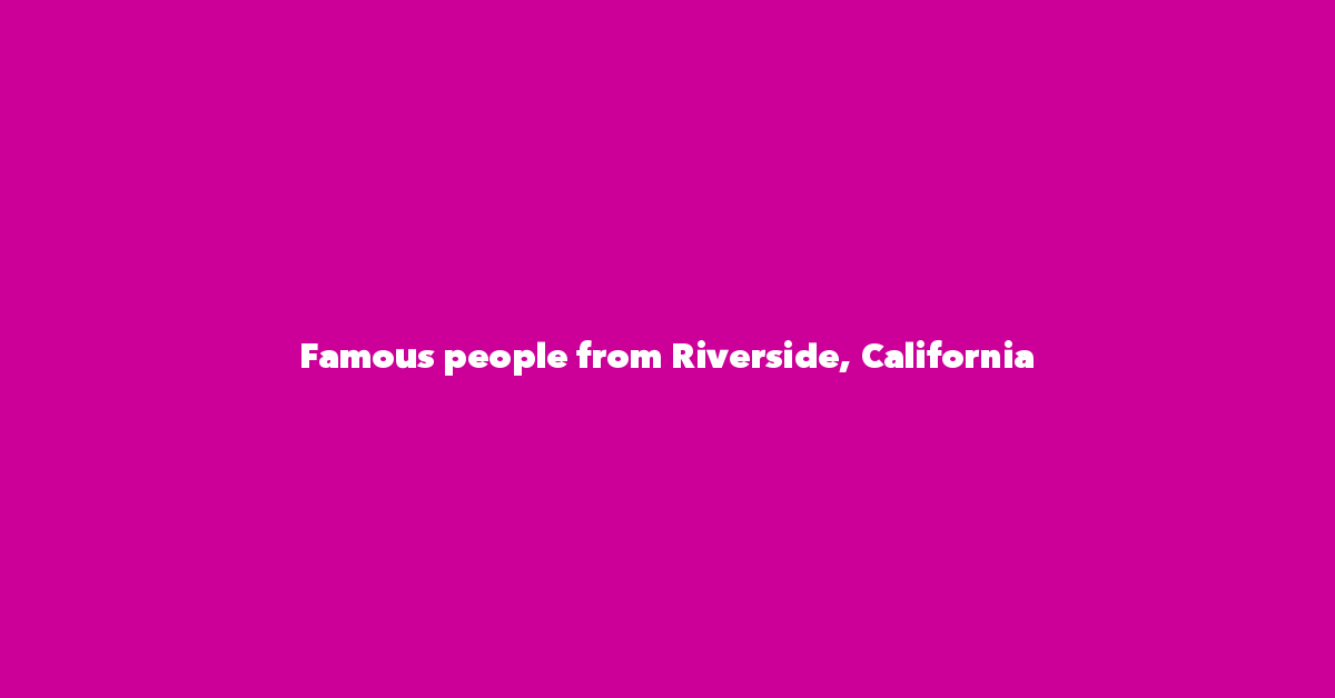Famous People From Riverside, California - #1 is Barry Bonds