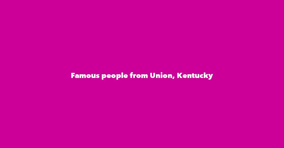 Famous People From Union, Kentucky - #1 is Josh Hutcherson