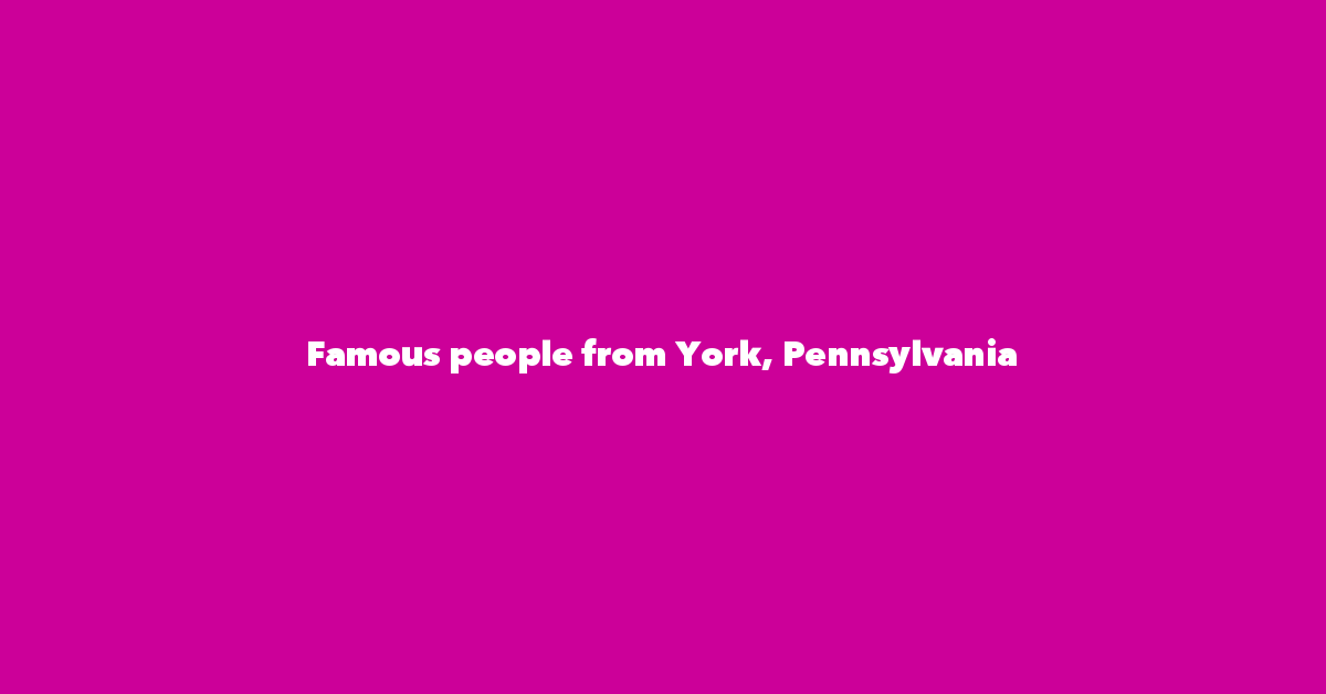 Famous People From York, Pennsylvania - #1 is Jeff Koons