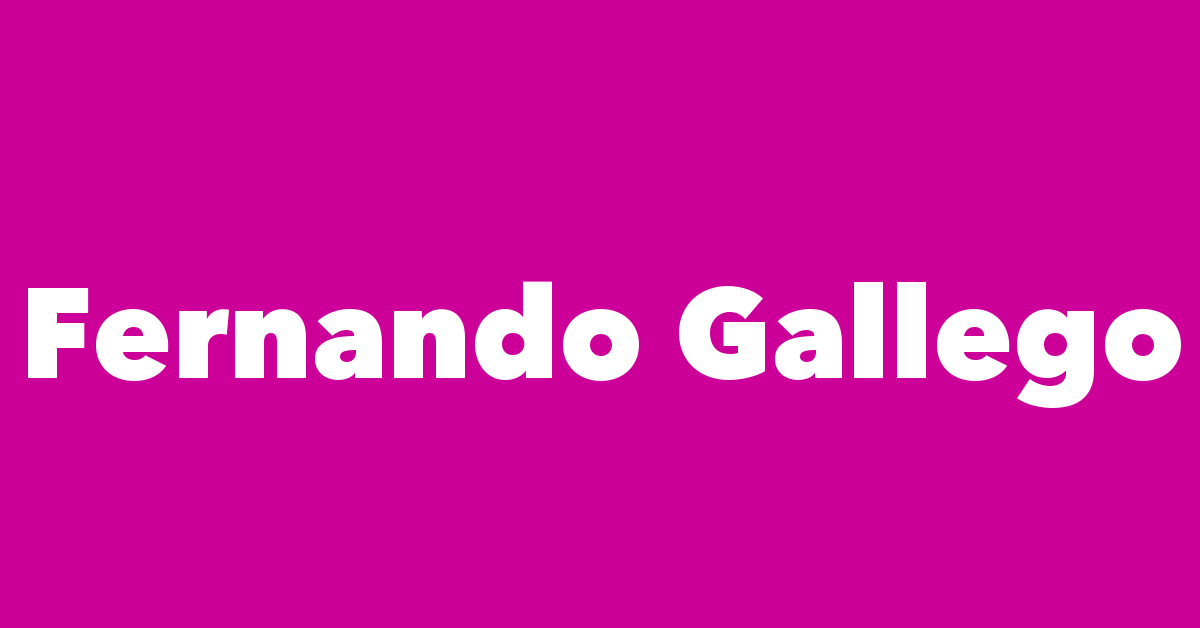 Fernando Gallego - Spouse, Children, Birthday & More
