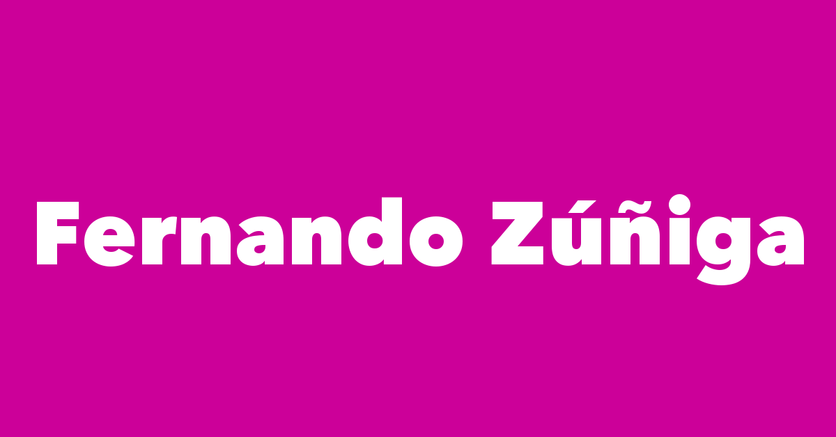 Fernando Zúñiga - Spouse, Children, Birthday & More